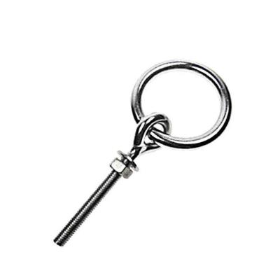 China Stainless Steel 304 316 Forged Eye Bolt With Ring Welded Heavy Industry's Best Choice for sale