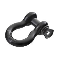 China Black Bow Shackles for 4WD Offroad Galvanized D Ring Shackle Buckle for sale