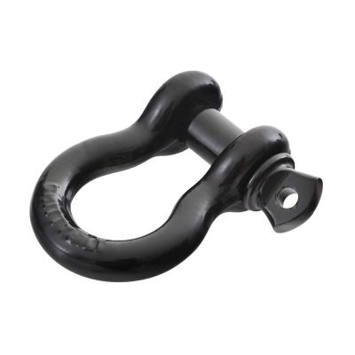 China Black Bow Shackles for 4WD Offroad Galvanized D Ring Shackle Buckle for sale