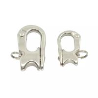 China Polished Marine Rigging Fittings Stainless Steel 304/316 Turn Rotary Spring Shackle Quick Release Shackle for sale