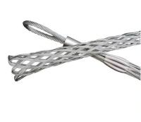 China Galvanized Steel Cable Pulling Grip in Silvery White with Flat Nail Clip Standard for sale