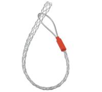 China Cable Pulling Grip  For 6-10mm Cable Galvanized Stainless Steel Anti-Slip Cable Traction Sleeve Flexible Mesh Rope Cable 27cm Length Black for sale