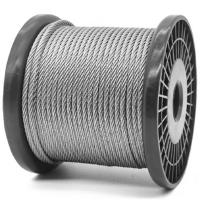 China Inox Cable AISI304 304L 316 316L Steel Cable Ropes 6x36SW IWRC 6x36SW FC Stainless Steel Wire Rope with Si Content 1.0% for sale