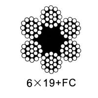 China 6x19 FC Steel Ropes Wire 6mm 8mm 10mm Diameter Carbon Steel Cable Galvanized Steel Wire Rope for sale