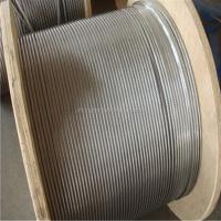 China Customization Steel Grade Stainless Steel AISI304/316 1x7 1x19 1x37 Inox Cable 1mm 2mm 3mm 4mm 5mm 6mm 7mm Steel Cable Ropes for sale