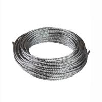 China GB Standard 6*12 7FC 300m Coil Galvanized Steel Wire Rope for Bunding 5mm Diameter and 3mm-20mm Diameter for sale