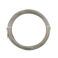 China 316L Steel Grade 8mm 1x19 Inox Cable / Stainless Steel 304 316 Wire Rope for Tough Environments for sale