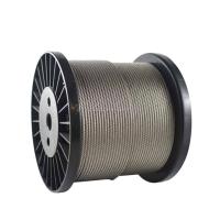 China Ungalvanized or Galvanized Steel Cable Rope 6x19 with Steel Core Length 1000m/reel or As per your request for sale