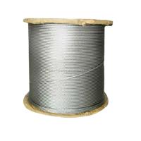 China Ungalvanized 6x36 Steel Wire Rope 12mm to 44mm Diameter Suitable for Various Lifting Applications for sale