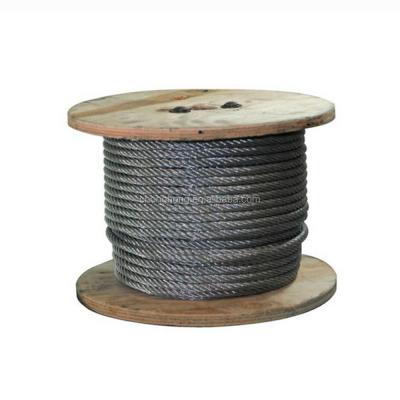 China Hot Dipped Galvanized Steel Wire Rope for Power Cable Power Wire Grade Carbon Steel for sale