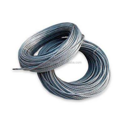 China Stainless Steel Wire Rope AISI304/316 1.5mm 2mm 3mm 6mm 4.5mm 6mm 28mm 32mm 6x37 for Diameter 6-44mm and Processing Service for sale