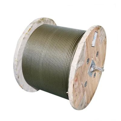 China 70 High Carbon Steel Rod Galvanized Guy Wire with Excellent Mechanical Properties ASTM A475 Class A Steel Strand 1x7 for sale