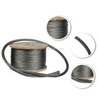 China 6x19 FC Stainless Steel Wire Rope Made of AISI304/304L/316/316L for Diameter 6mm to 40mm and Processing Service for sale