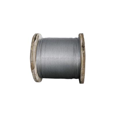 China rise Elevator Carbon Steel Grade 9x19 Galvanized Steel Wire Ropes with Mixed Core for sale