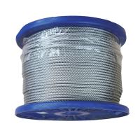 China Competitive 1x7/7x7/7x19 SUS 304 Stainless Steel Wire Rope with Steel Core Construction and Types for sale