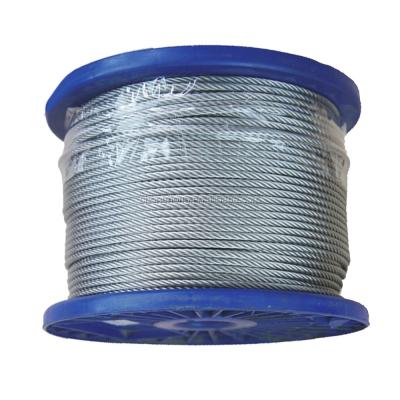 China Competitive 1x7/7x7/7x19 SUS 304 Stainless Steel Wire Rope with Steel Core Construction and Types for sale