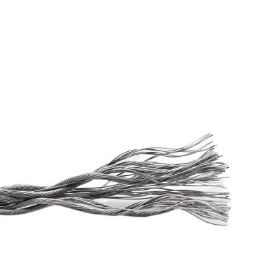 China Carbon Steel Grade AiSi Standard 7x7 Hot Dipped Galvanized Steel Aircraft Cable Diameter 1.6mm Wire Rope for sale