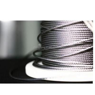 China 8mm 6X24 7FC T/S 1570Mpa Preformed Stainless Steel Wire Rope for Water and Wastewater Treatment 1000mtrs in Plywood Reel for sale