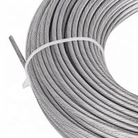 China 6x19 1570Mpa Stainless Steel Wire Ropes 7mm Polished Standard AiSi Packing 1000 meters in Wooden Spool for sale