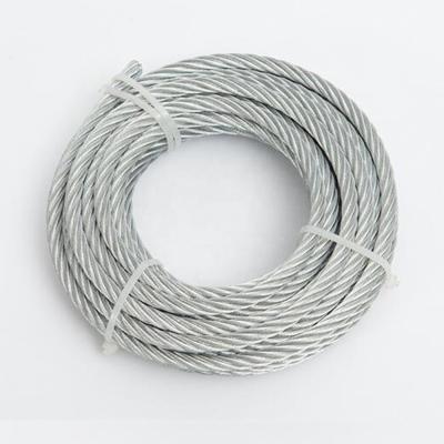 China 6x19S FC / 6x19W FC Galvanized Steel Wire Rope 8mm for Heavy-duty and Industrial Applications for sale