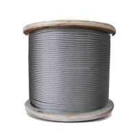 China 6x37 IWR Galvanized or Ungalvanized Steel Wire Rope for Special Cold Heading Steel Grade stainless steel for sale
