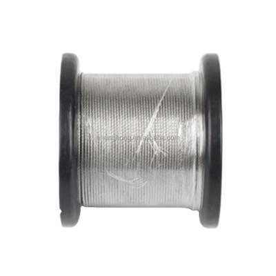 China 6X36 SW IWRC Stainless Steel Cable 7x37 316 Stainless Wire Rope with Excellent Strength-to-Weight Ratio for sale