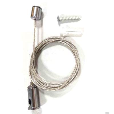 China Other Processing Service 1.5mm 7x7 Stainless Steel Wire Rope Cable for LED Ceiling Lights Chandeliers Grade 300 Series for sale