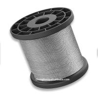 China Construction 6x36 6x36 AiSi Stainless Steel 1/8'' Aircraft Wire Rope for Cable Railing Kit Standard AiSi Marine Grade for sale