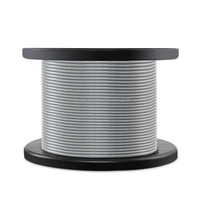 China Tolerance ±1% PVC Coated Steel Wire Rope 1/8