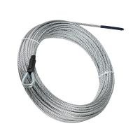 China Non-Alloy 1x19 Galvanized Steel Wire Rope 1/16 Galvanized Aircraft Cable 100FT Tolerance Other for sale