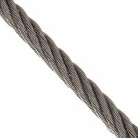 China 6*36 Steel Wire Rope 13mm Electro Galvanized Steel Cable Tolerance ±1% C Content % 0.08 for Heavy-Duty Material Handling for sale