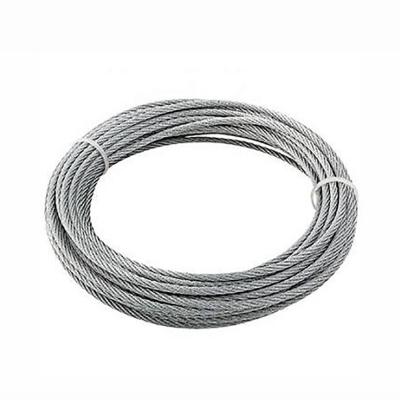 China 6X15 7FC 12mm Electric Galvanized Steel Wire Rope Lifting Cable for Tying and Binding Processing Service Other Equipment for sale