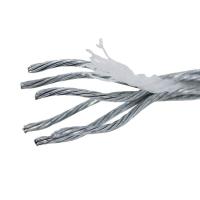China Industrial Grade Galvanized Steel Wire Rope With Electro Zinc Coating And ISO Certification for sale