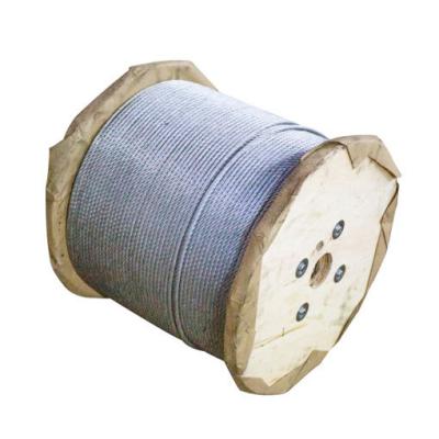 China Galvanized 6*12 6*7 6*19*6*37 Steel Wire Rope For Heavy-Duty And Versatile Construction for sale