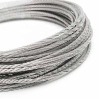 China 6X24 7FC Galvanized Steel Wire Rope for Fishing 16mm-90mm Diameter Structure for sale