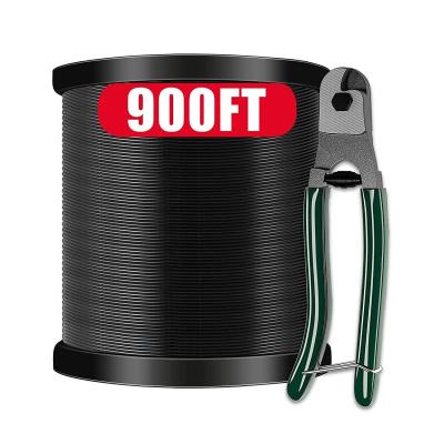China Tolerance Other 7x7 304 1/16 Stainless Steel Black Vinyl Coated Wire Rope for String Light Suspension for sale