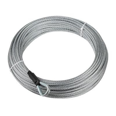 China 700 Lb Breaking Strength Galvanized Steel Cable 5/16 Inch With Special Cold Heading Steel And Other Processing Service for sale