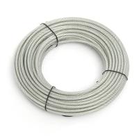 China 7x7 Coated PVC Galvanized Steel Wire Rope For Clothesline With Tensile Strength 1370-2160MPA Special Cold Heading Steel for sale