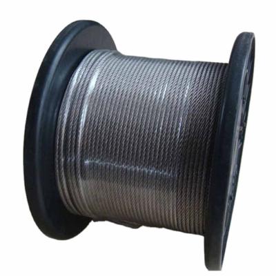 China Galvanized Finish 7x19 16mm Stainless Steel Wire Rope Cable for Drawn Wire Needs and Projects for sale