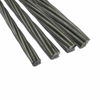 China 1*7 EHS 5/16'' Galvanized Steel Cable 7/2.64 mm Messenger Wire Guy Wire MANUFACTURING with Carbon Steel for sale