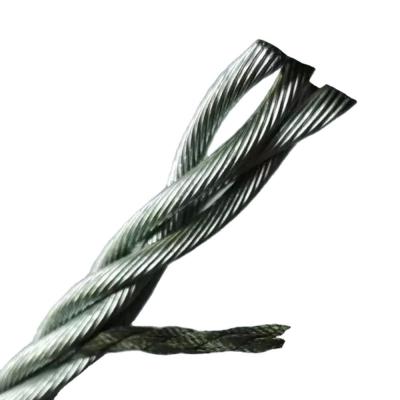 China Stainless Steel 316 Wire Rope 1/8'' 500ft 1x19 Strands Core 2100 lbs Breaking Strength for Railing and Decking Grade 316 for sale