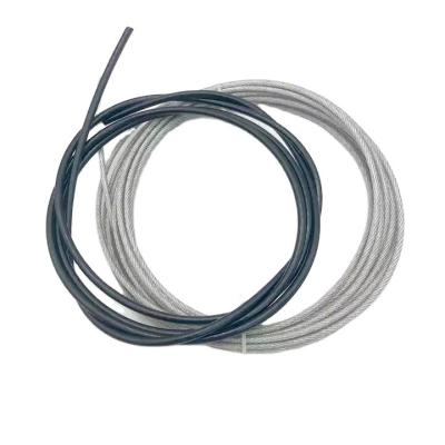 China Stainless Steel or Galvanized 1-16mm PVC/NYLON/PU Coated Steel Wire Rope with Standard AiSi for sale