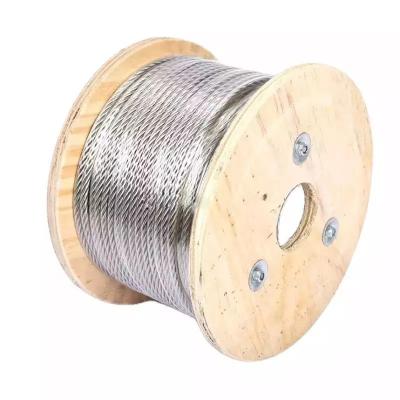 China Stainless Wire Rope 304 7x7 1.0mm 1.2mm 1.5mm 2.0mm 2.5mm Galvanized or Stainless Steel for Heavy-Duty Applications for sale
