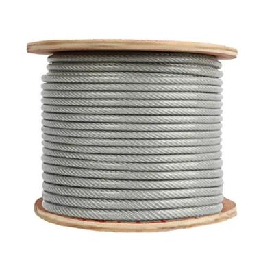 China Customized 7x7 Steel Wire Rope Parts With Galvanized Wire Cable And Other Processing Service In Stainless Steel Grade for sale