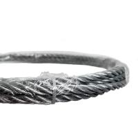 China 4x31 WSC 8.3mm Galvanized Steel Wire Rope In Standard AiSi Carbon Steel Grade For Construction for sale