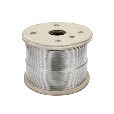 China 5/32 Galvanized SS304 316 3mm 12mm 7X7 Steel Wire Rope Rope 2mm 6mm 7mm Stainless Steel Wire Cable for sale