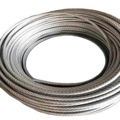 China 6X25 6X25fi FC/Iwrc Galvanized Steel Wire Rope for Construction  Oil Well Drilling Affordable and Versatile Solution for sale