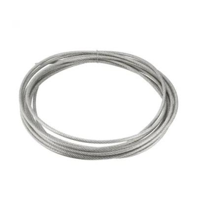 China 6X7 FC 6X24 7FC 6X19 FC 8X19s FC 6X36ws Steel Wire Rope in Hot Dipped Galvanized Finish for Non-Alloy Cold Heading Steel for sale