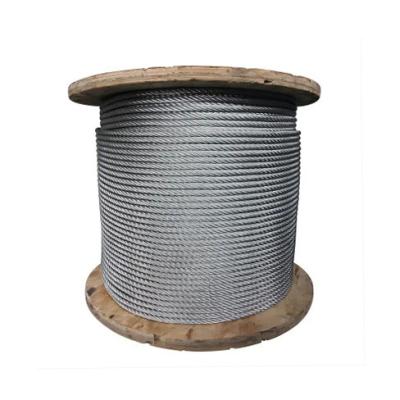 China 16mm 17mm 18mm Compact Strand Plastic-Filled Wire Rope 6 Strands 6xk26ws-Epiwrc Standard AiSi with Non-Alloy Material for sale