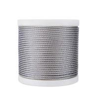 China High Strength Non-Alloy Stainless Steel Wire Rope 8mm 9mm 10mm 6X12 7FC 6X24 FC 6X19 FC 6X37 FC for Winch for sale